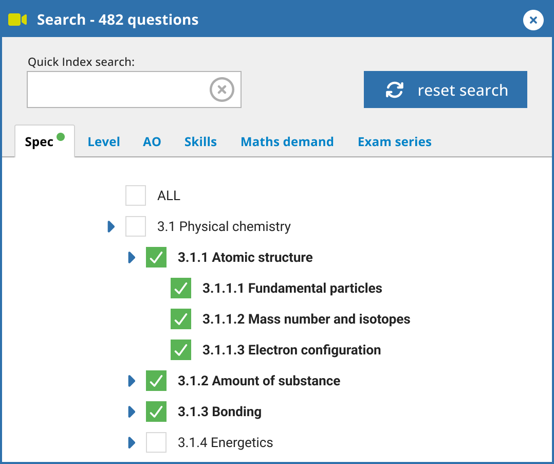 Exampro | Science Onscreen - Exampro